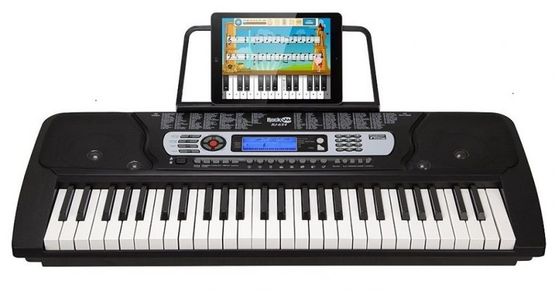 RockJam 54-Key Portable Electronic Keyboard with Interactive LCD Screen ...