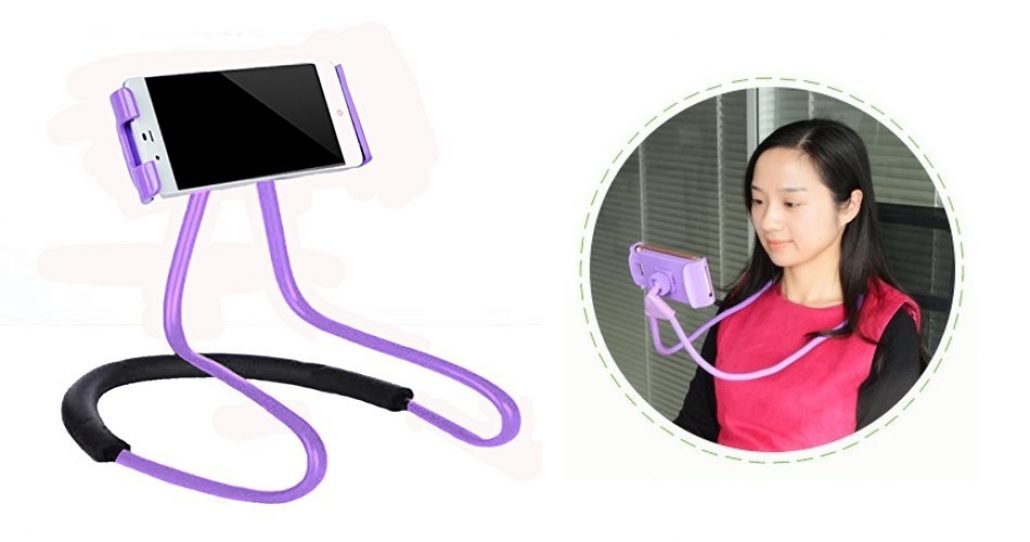 Lazy Cell Phone Holder To Wear Around Your Neck - Widest