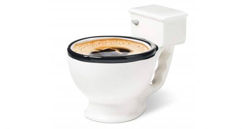 Ceramic Toilet Mug Funny Gift for Coffee Lovers - Widest