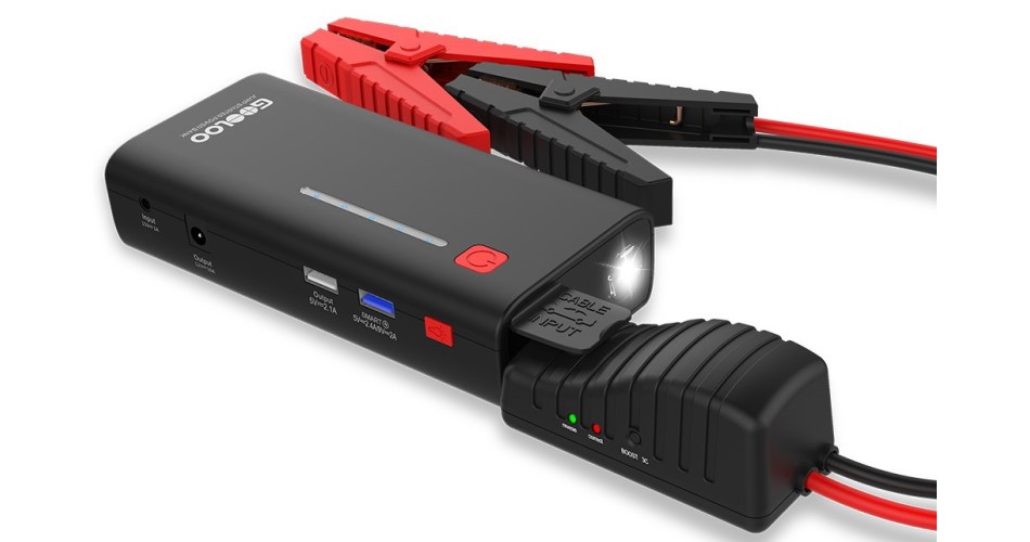 Super Safe Car Jump Starter with USB Quick Charge - Widest